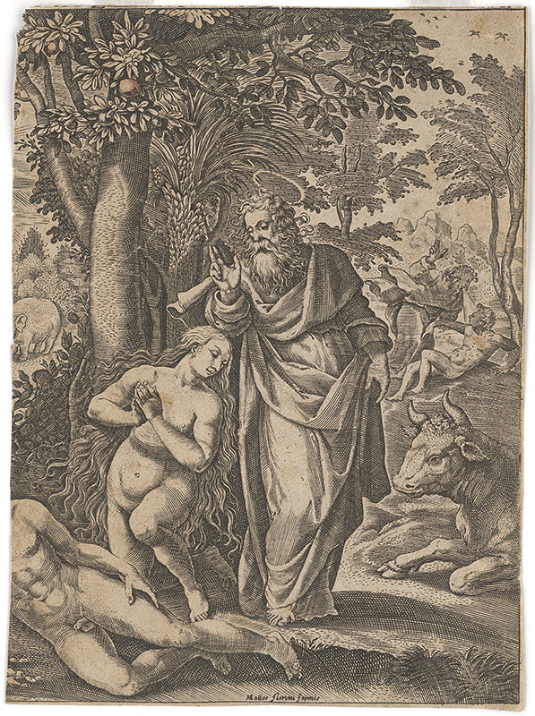 Florimi Matteo – Adam a Eva v raji | Web umenia