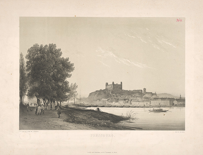 Rudolf Alt, Johann Rauh, Franz Josef Sandmann – Bratislava v 19 ...