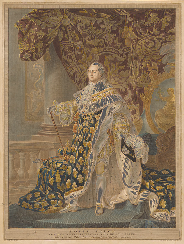 Charles-Clément Bervic, Antoine Francois Callet – Ľudovít XVI. | Web umenia