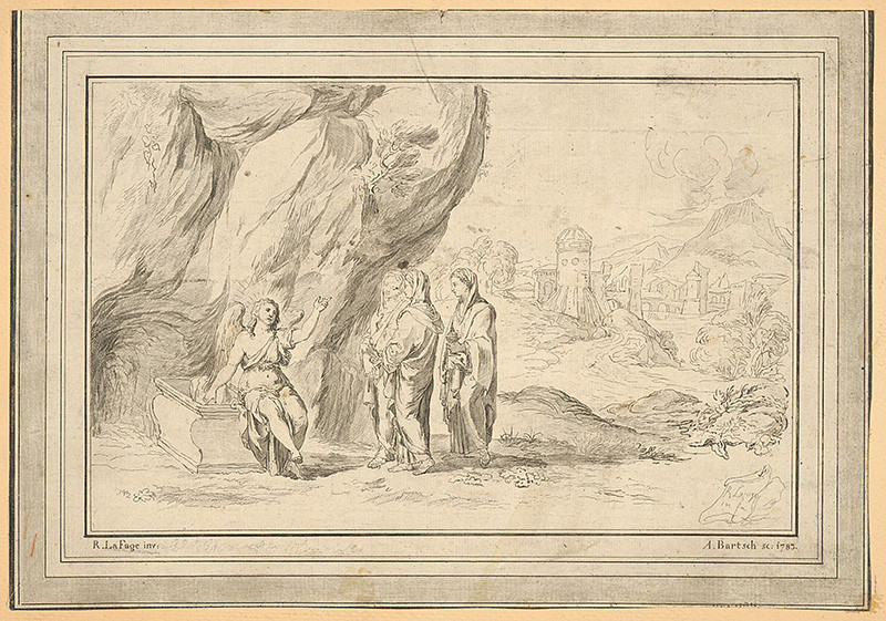 Adam von Bartsch, Raymond La Fage – Anjel oznamuje ženám, že Ježiš ...