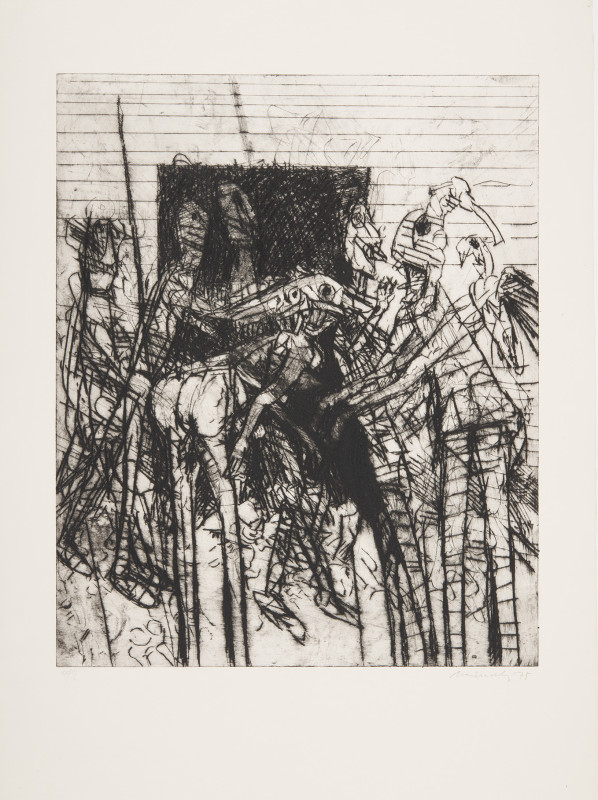 Jiří Načeradský – Srocení žen (1. stav?) | Web umenia