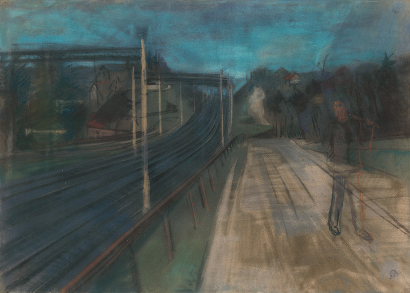 Aurel Bernáth – Železnica pri Piešťanoch | Web umenia