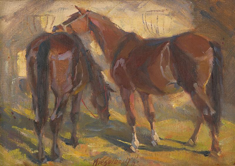 Gejza Kieselbach – V maštali | Web umenia