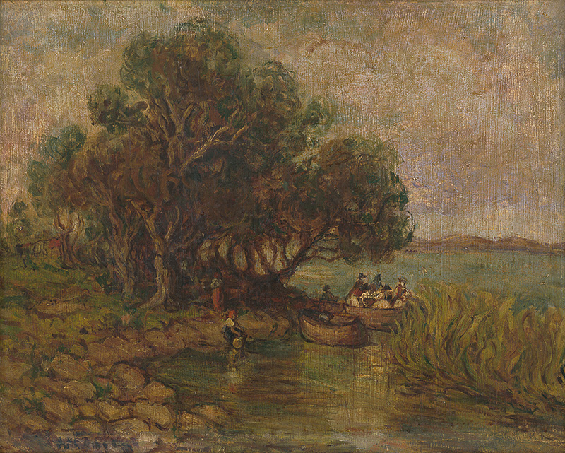 Július Jakoby – Pri vode | Web umenia