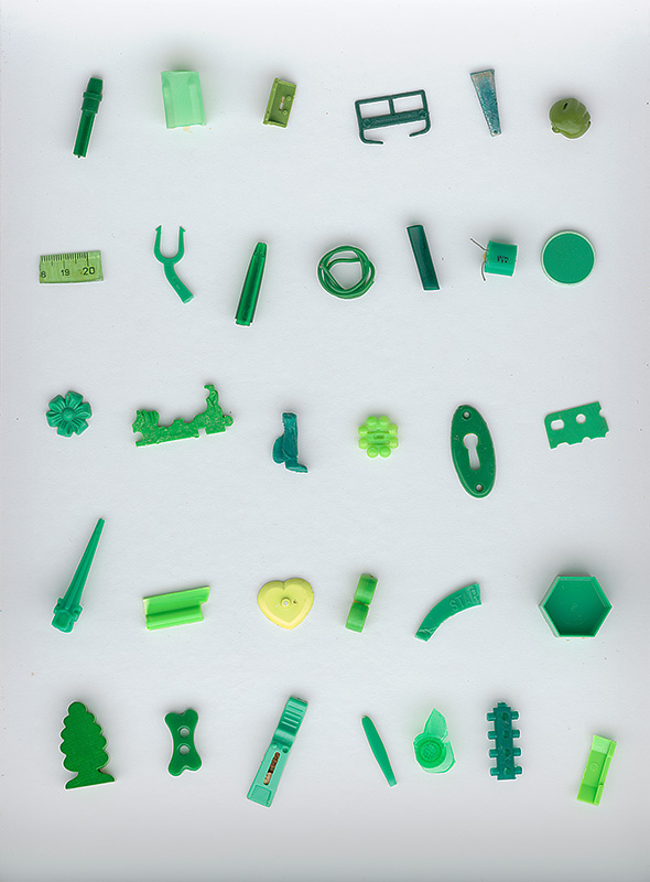 Otis Laubert – Bez názvu - zo série Zbierky "Zelená | Web umenia