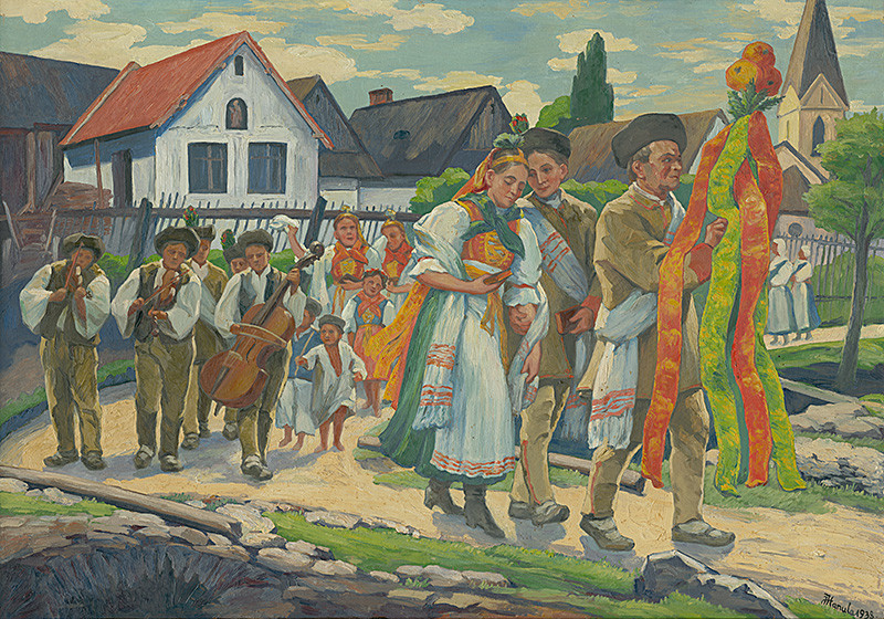 Jozef Hanula – Svadobný sprievod | Web umenia