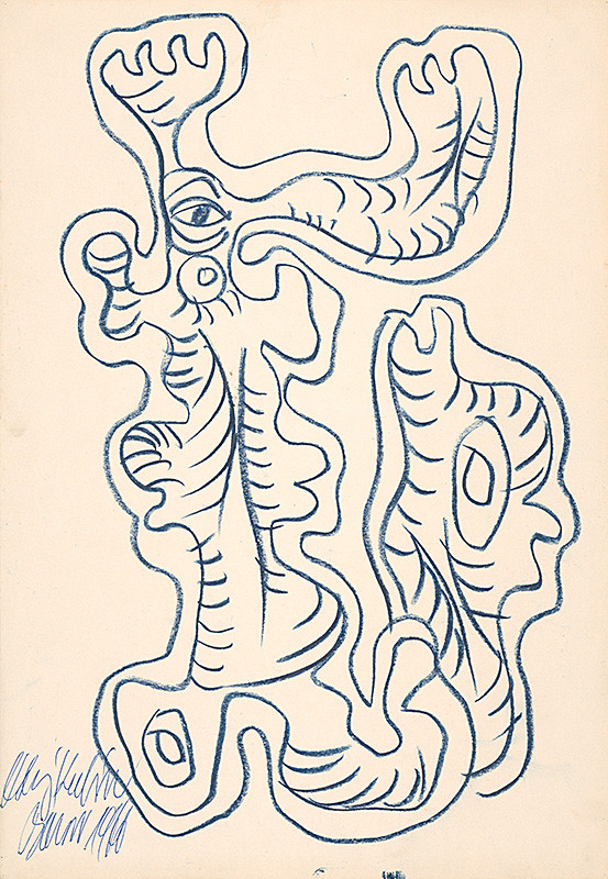Karol Baron – Kresby z roku 1966 XX. | Web umenia