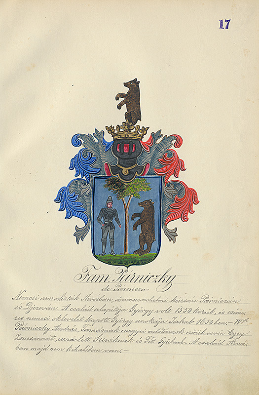 Adolf Medzihradský – Erb rodiny Párnickej | Web umenia