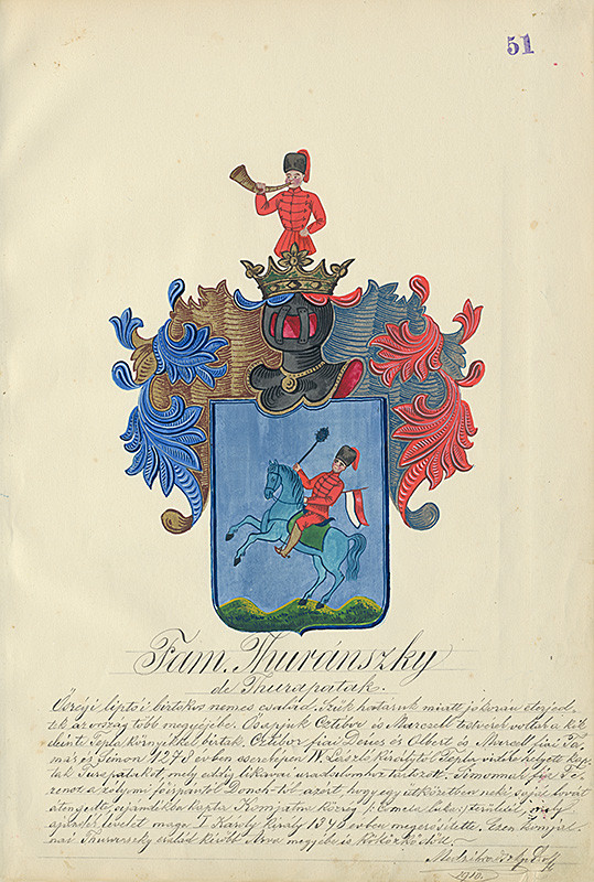 Adolf Medzihradský – Erb rodiny Turánskej | Web umenia