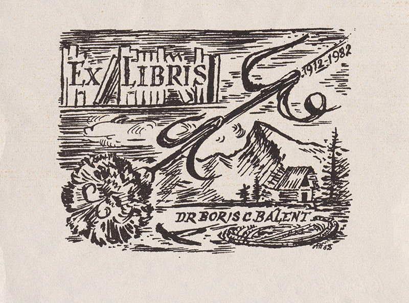 Anton Hollý – Ex libris dr. Boris Bálent | Web umenia