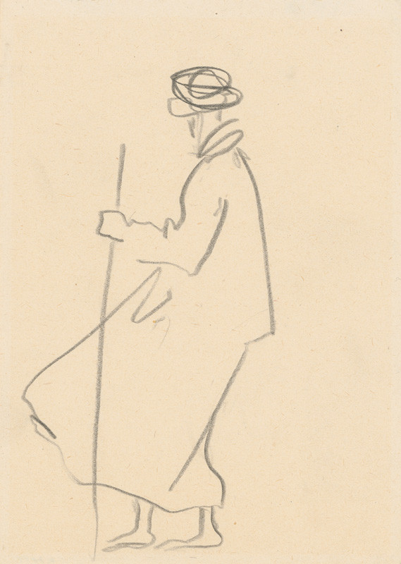 Ján Kulich – Muž s palicou | Web umenia