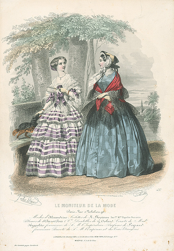 Jules David, Réville – List z módneho časopisu Le Moniteur de la Mode ...