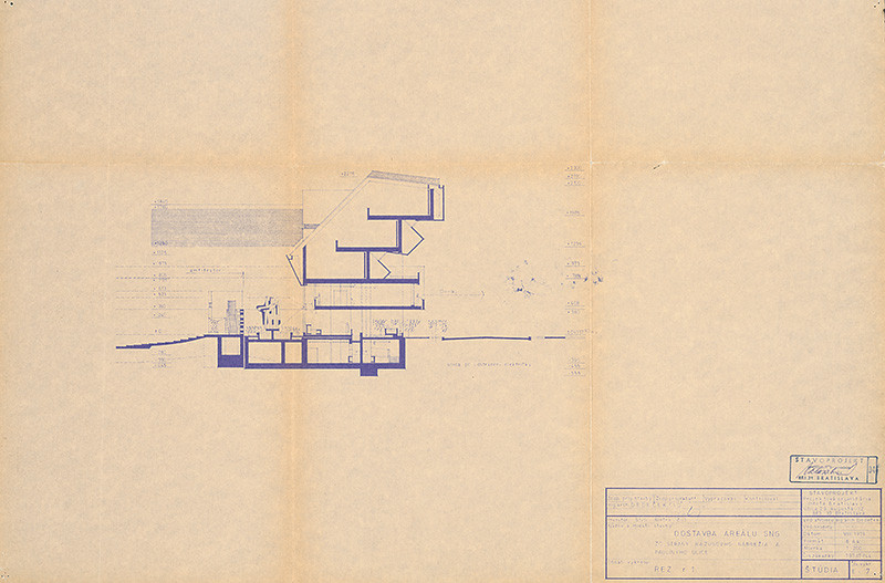 Vladimír Dedeček – Dostavba areálu SNG zo strany Rázusovho nábrežia a ...