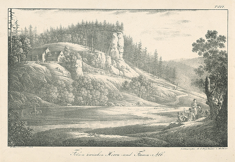 Gottfried Engelmann, J.A. Boillot – Skalnatá krajina | Web umenia