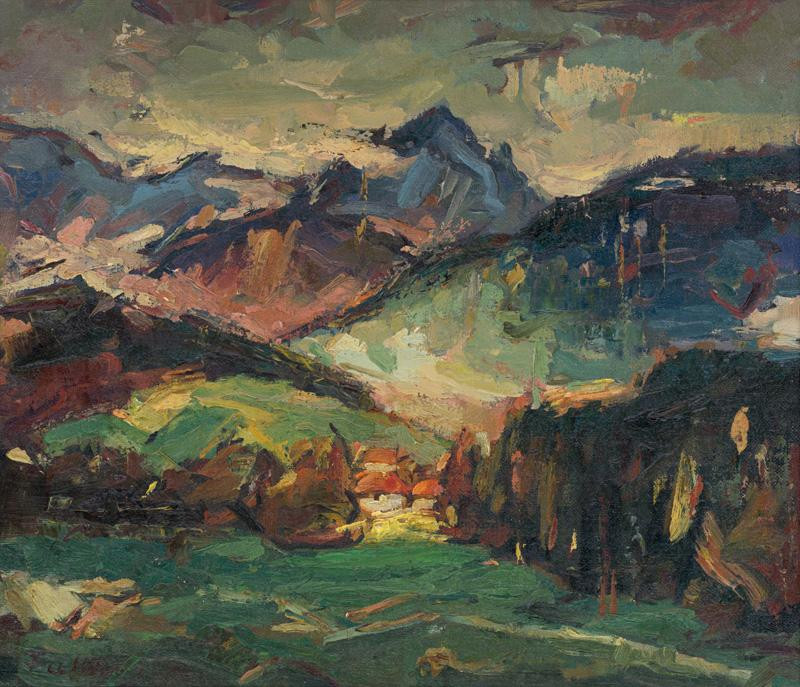 Ľudovít Fulla - Krajina z Donovalov | Web umenia