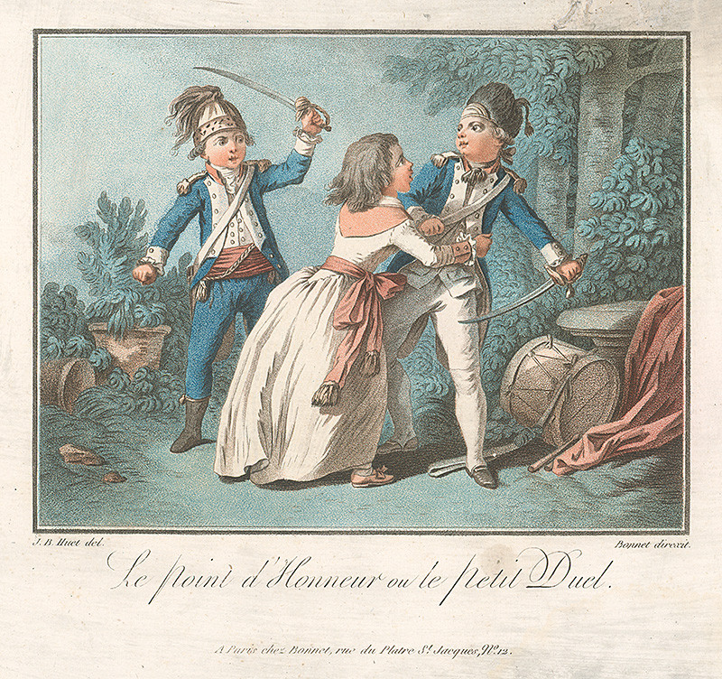 Jean Baptiste Huet, Louis Marin Bonnet – Otázka cti - alebo Malý súboj ...