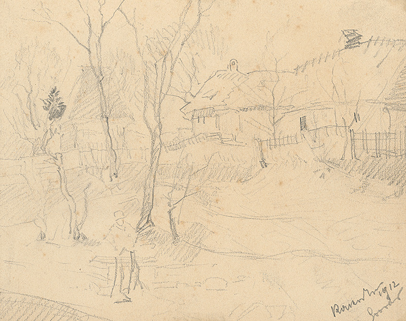 Ernest Rákosi – Domy na dedine | Web umenia